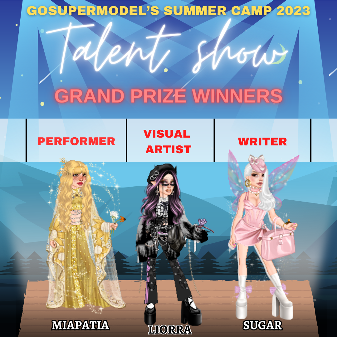 goSupermodel - Camp Talent Show winners